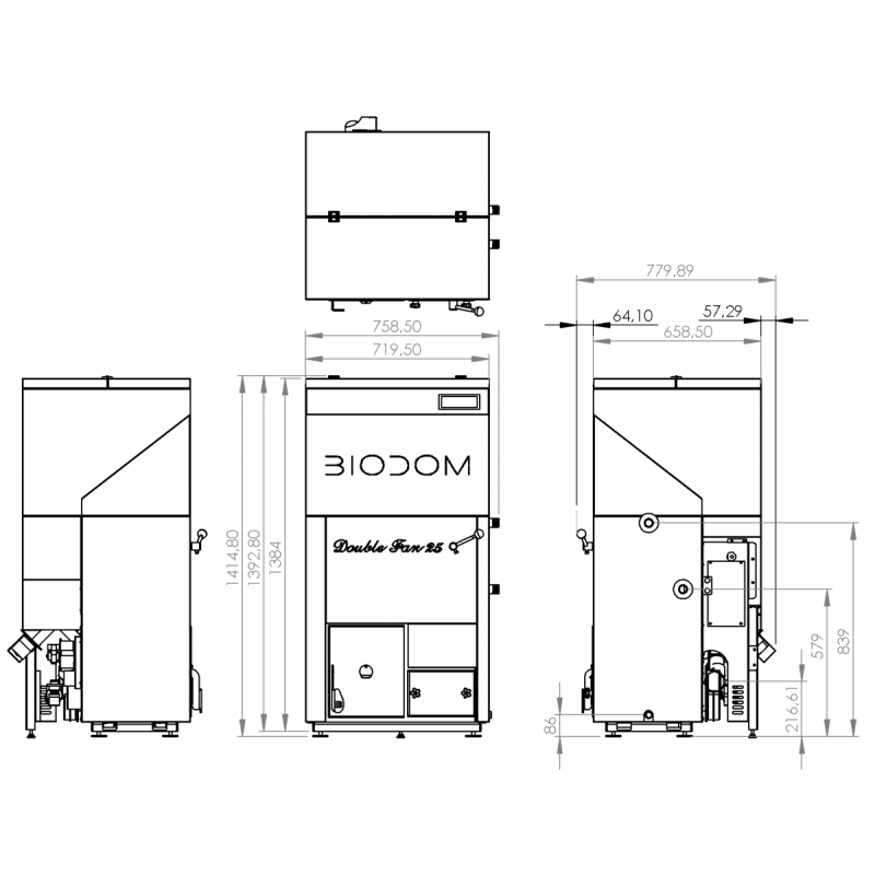 Chaudière à granulés BIODOM 21